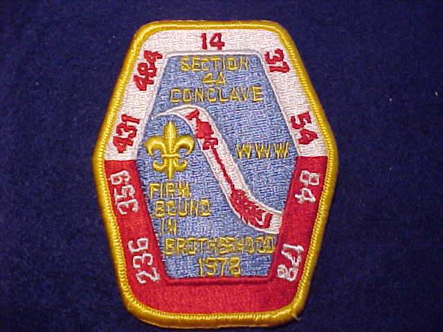 1978 NE4A SECTION CONCLAVE PATCH – Streamwood.net