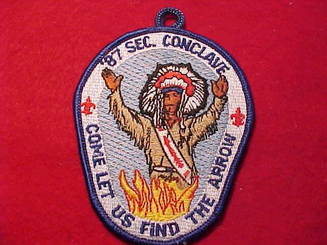 1987 SC4 SECTION CONCLAVE PATCH – Streamwood.net