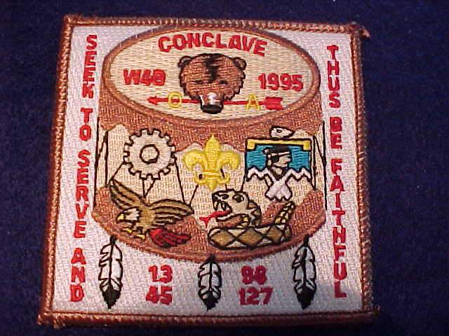 1995 W4B SECTION CONCLAVE PATCH – Streamwood.net