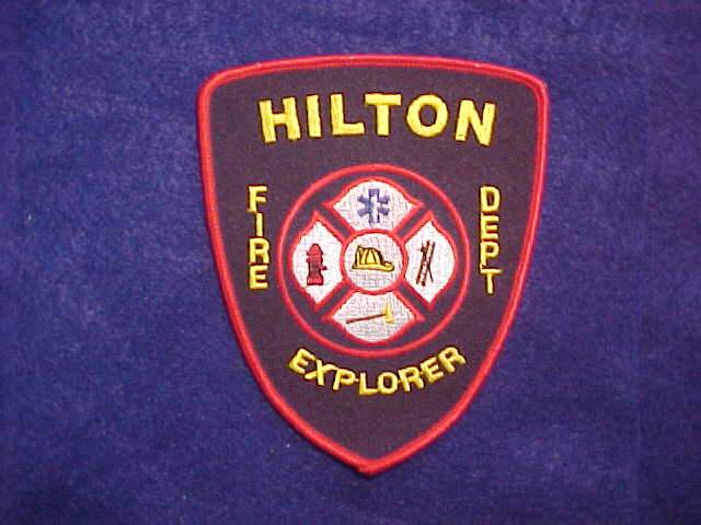 POLICE PATCH, (STATE?) HILTON FIRE DEPT EXPLORER – Streamwood.net