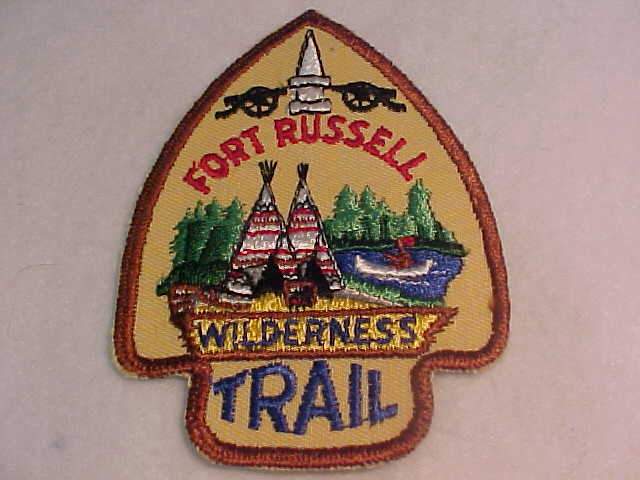 FORT RUSSELL WILDERNESS TRAIL PATCH, DK. BROWN CUT EDGE – Streamwood.net